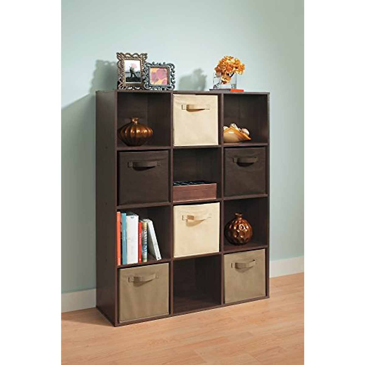 ClosetMaid 1292 Cubeicals Organizer, 12-Cube, Espresso