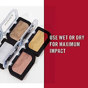 Rimmel London Magnif'Eyes Mono Eyeshadow, Ultra-Blendable, Waterproof, Crease-Proof, 012, Q-Jump, 0.12oz