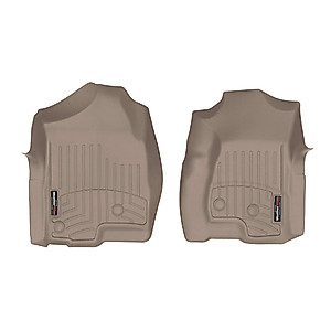 WeatherTech Custom Fit FloorLiners for Escalade, Escalade ESV, Escalade EXT, Avalanche, Silverado - 1st Row (450031), Tan