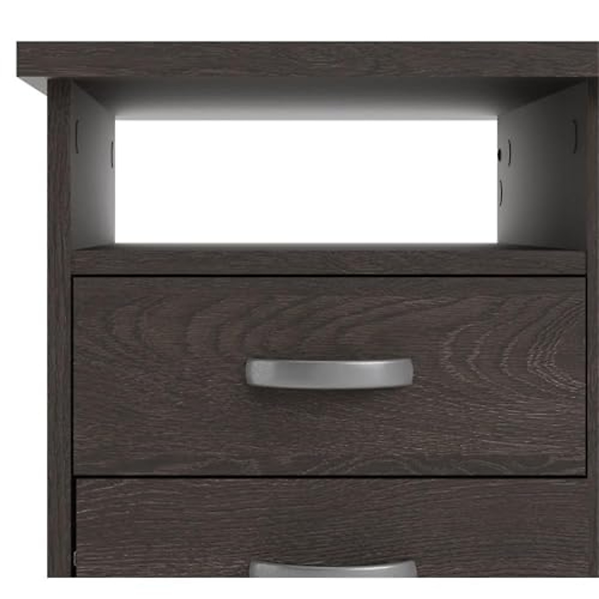 Tvilum, Dark Chocolate Walden Desk with 5 Drawers
