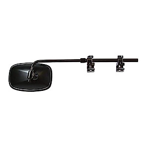 CIPA USA 11980 Universal Bar Towing Mirror Kit, black