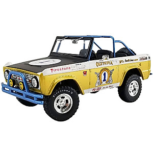Greenlight Collectible 1970 Baja Bronco #1 Big OLY Tribute Edition Vel's Parnelli Jones Racing Limited Edition to 702 pcs 1/18 Diecast Model Car for Acme 51405