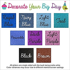Personalized 2023 Graduation Cap Glitter Paper Party Cake Topper