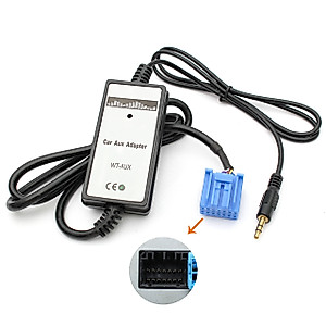 Yomikoo AUX Adapter, Car Audio 3.5mm AUX Input CD Changer for Honda 2.3 Accord 1998-2002,Civic 1998-2005,CRV 1999-2003, Acure CL 1999-2003, EL 2001-2005, MDX 2001-2004