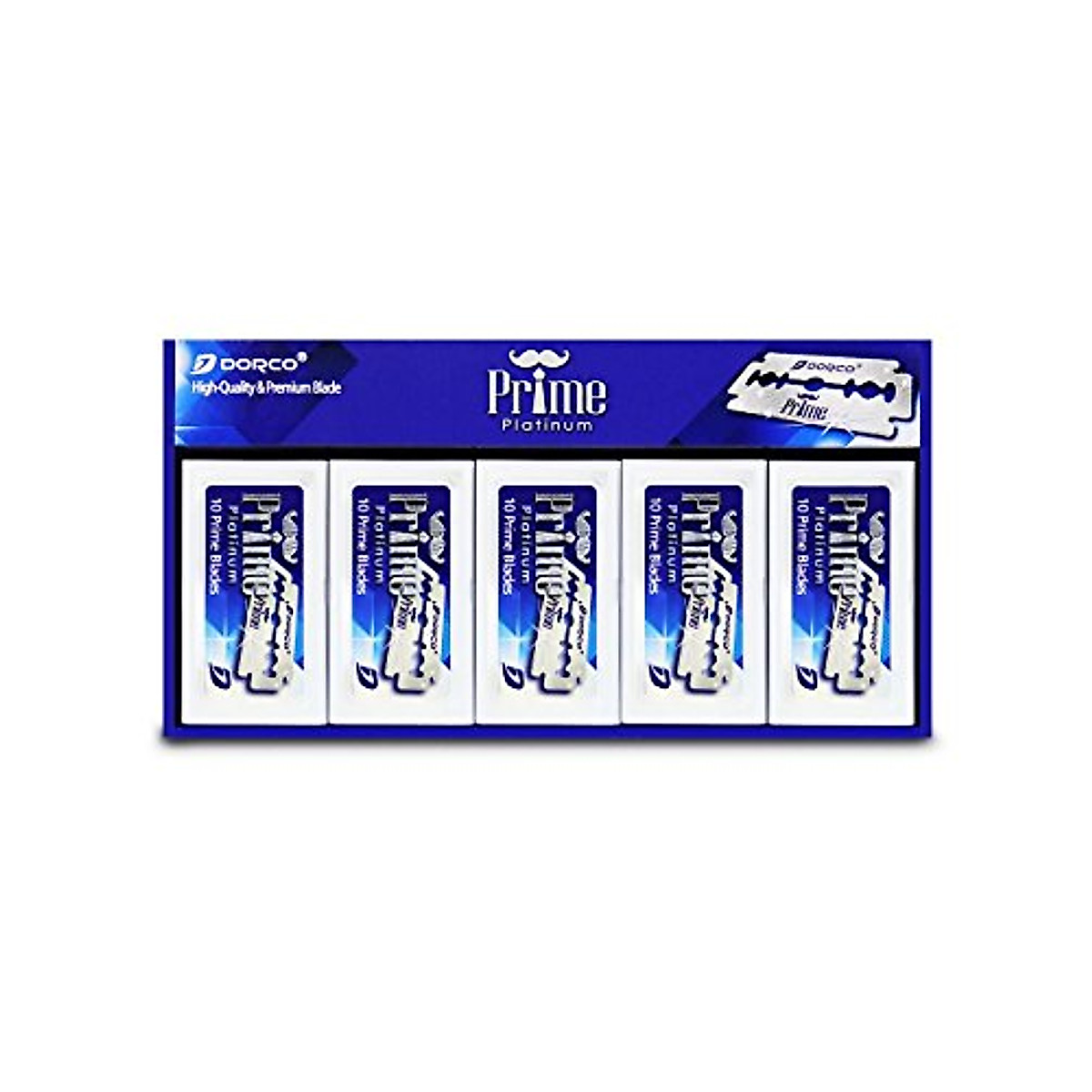 Dorco 100 Piece Prime Double Edge Razor Blades