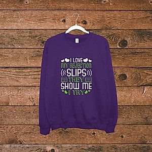 Gift Idea Showing Perseverance and Strength to Rejection Inspiring Confidence Navy Black Muticolor Unisex Sweatshirt