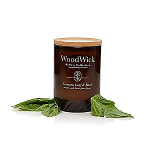 WoodWick® Renew Large Candle, Tomato Leaf & Basil, 13 oz.