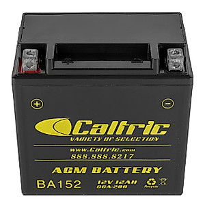 Caltric Agm Battery Compatible with Honda Vtx1300C Vtx-1300C Vtx1300R Vtx1300S Vtx1300T 2003-2009