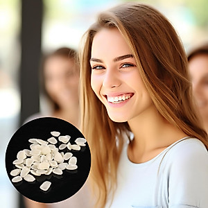 100 Pcs A2 Color Dental Temporary Crown Veneers - Tooth Repair Kit for Missing & Broken Teeth, Orthodontic Care Solution - Temporary Fake Teeth Replacement Set