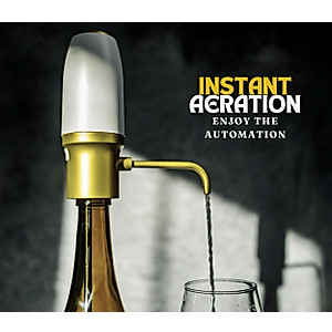 Rechargeable Electric Wine Opener Set - Wine Gift Set - Electric Wine Aerator - Wine Bottle Opener - Electric Wine Dispenser Opener Set - Wine Accessories Gifts for Women - Wine Sets Gifts