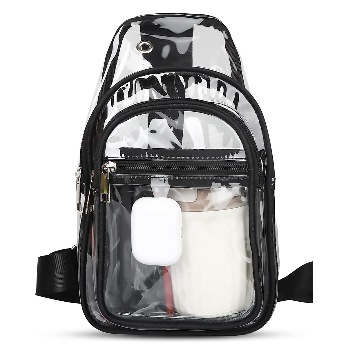 Sling Bag for Women Fanny Pack Crossbody Bags for Women Chest Bags Cross Body Purse PU Shoulder Backpack