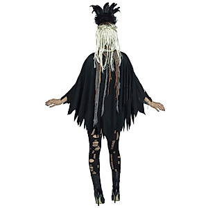 Fun World Women's Voodoo Poncho, Multi, One Size