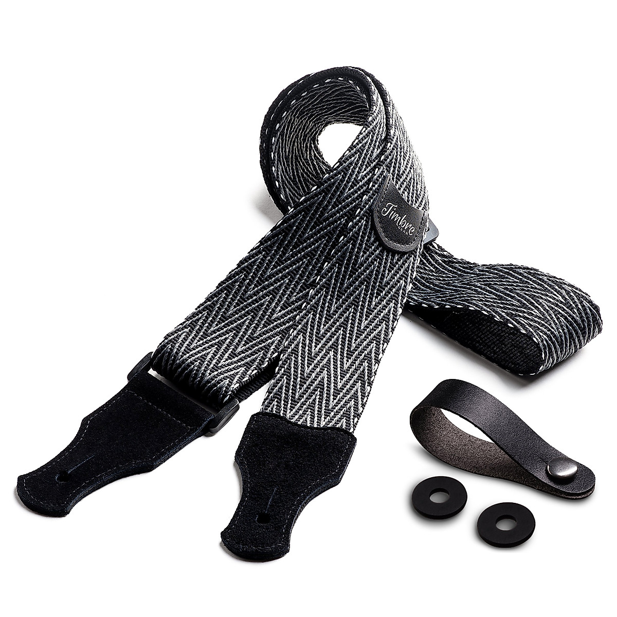 TimbreGear guitar strap (Black/Red)