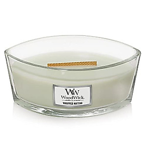 WoodWick Ellipse Scented Candle, Whipped Matcha, 16oz | Up to 50 Hours Burn Time