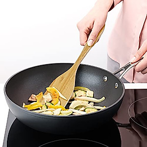 Ukissim Bamboo Wooden 11.8-Inch Spatula