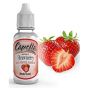 Capella Flavor Drops, 4 Pack Assortment Bundle - Sweet Strawberry, Sweet Watermelon, Pink Lemonade, Cool Mint