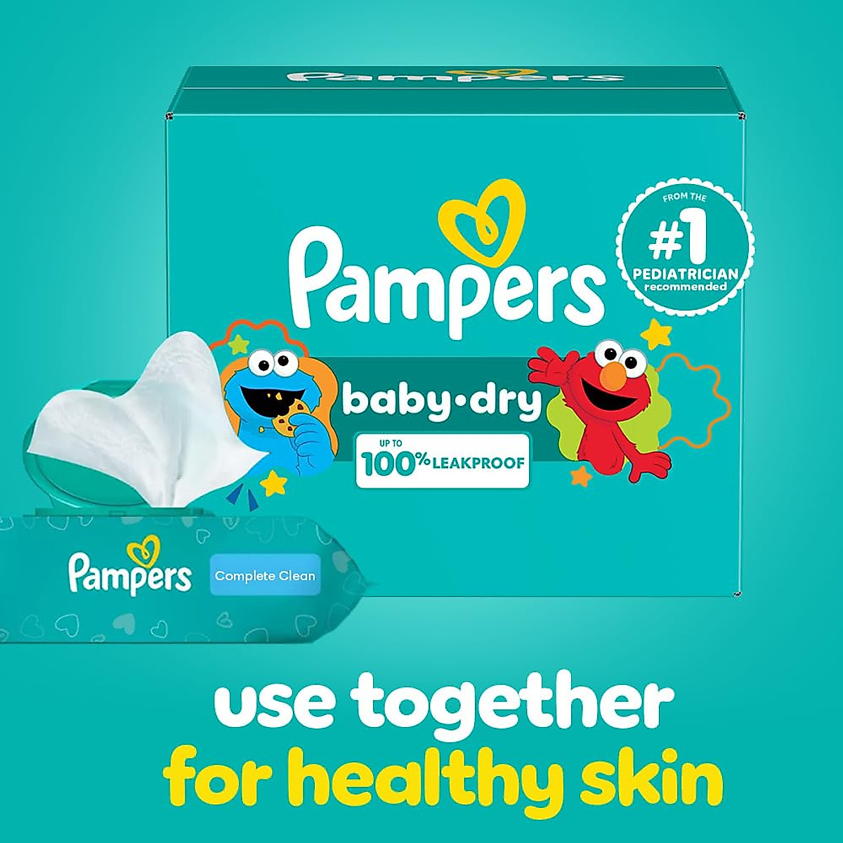 Diapers Size 3, 210 Count - Pampers Baby Dry Disposable Baby Diapers (Packaging & Prints May Vary)