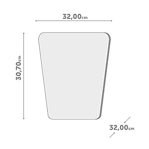 Balvi - Basket Wastebasket Quirky Design for Basketball Fans. Made in Very Strong Plastic. White Colour.