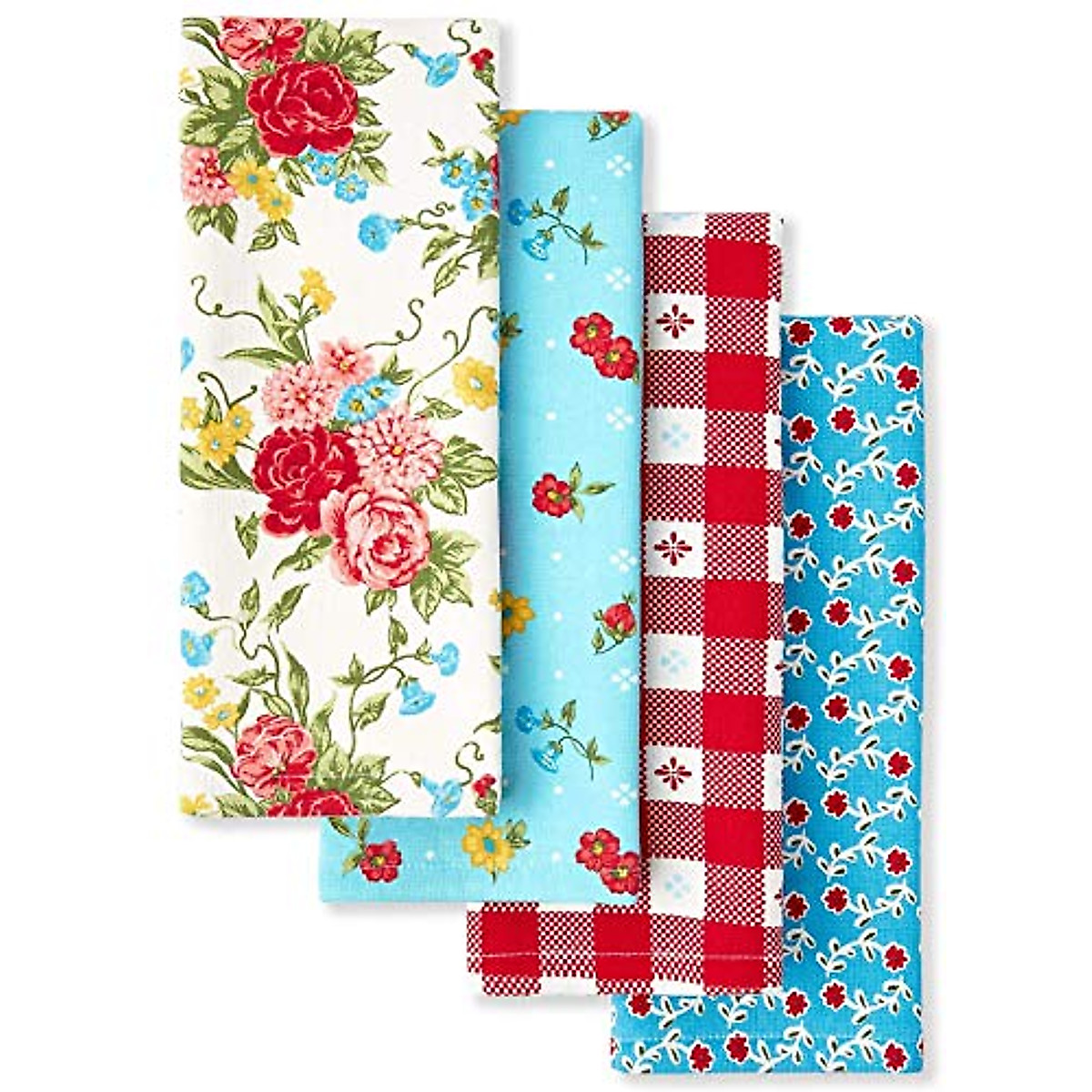 The Pioneer Woman Sweet Rose Kitchen Towels, Set of 4