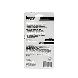 Krazy Glue KG82048SN Home & Office Super Glue, Single-Use Tubes, Fine Tip, 0.5 Grams, 4 Count, 0.07 oz, Original Version