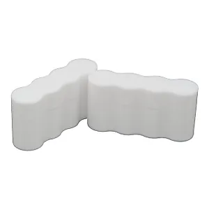 Protect Your Power - Slimline CR123a Battery Case, Soft Durable Material - Pack of 2 (Holds 4 Batteries)