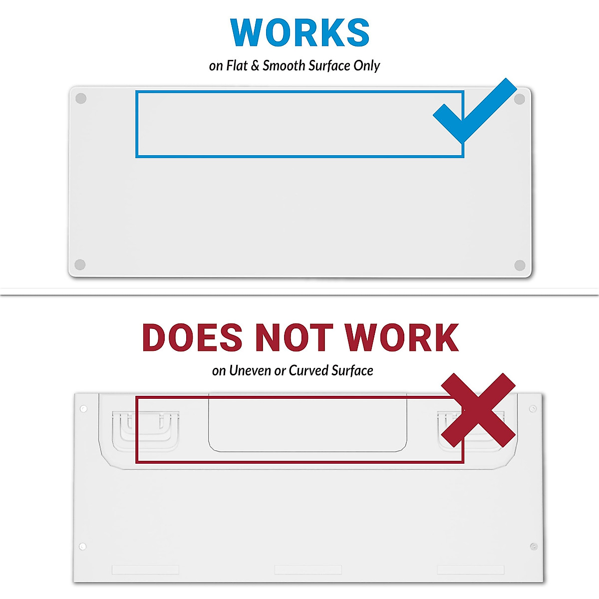 GPG2 ESC Computer Keyboard and Laptop Stand, Ergonomic Angles and Tilt, Two Sizes of Stands Included, Compatible with Flat-Back Keyboard Only