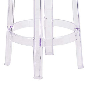 Flash Furniture Laney 25.75'' High Transparent Counter Height Stool