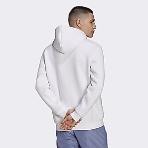 adidas Originals Men's Adicolor Essentials Trefoil Hoodie, White, XX-Large