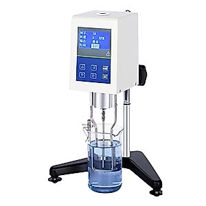 NDJ-8S Digital Rotational Viscometer with with 4 Types of rotors (No. 1, 2, 3, 4) and No. 0 Rotor Set