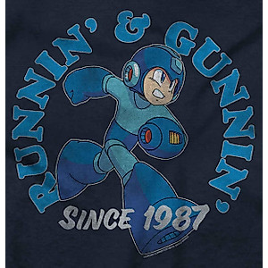 Brisco Brands Mega Man Video Game Runnin and Gunnin Baby Romper Boys or Girls