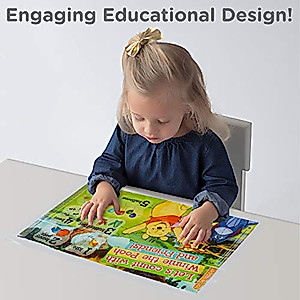 Disney Winnie The Pooh Table Topper Disposable Stick-on Placements in Reusable Package, 50 Count, Basic (10165)