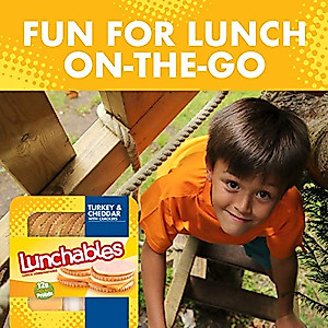 Lunchables Turkey & Cheddar Cheese Snack Kit with Crackers (3.2 oz Tray)