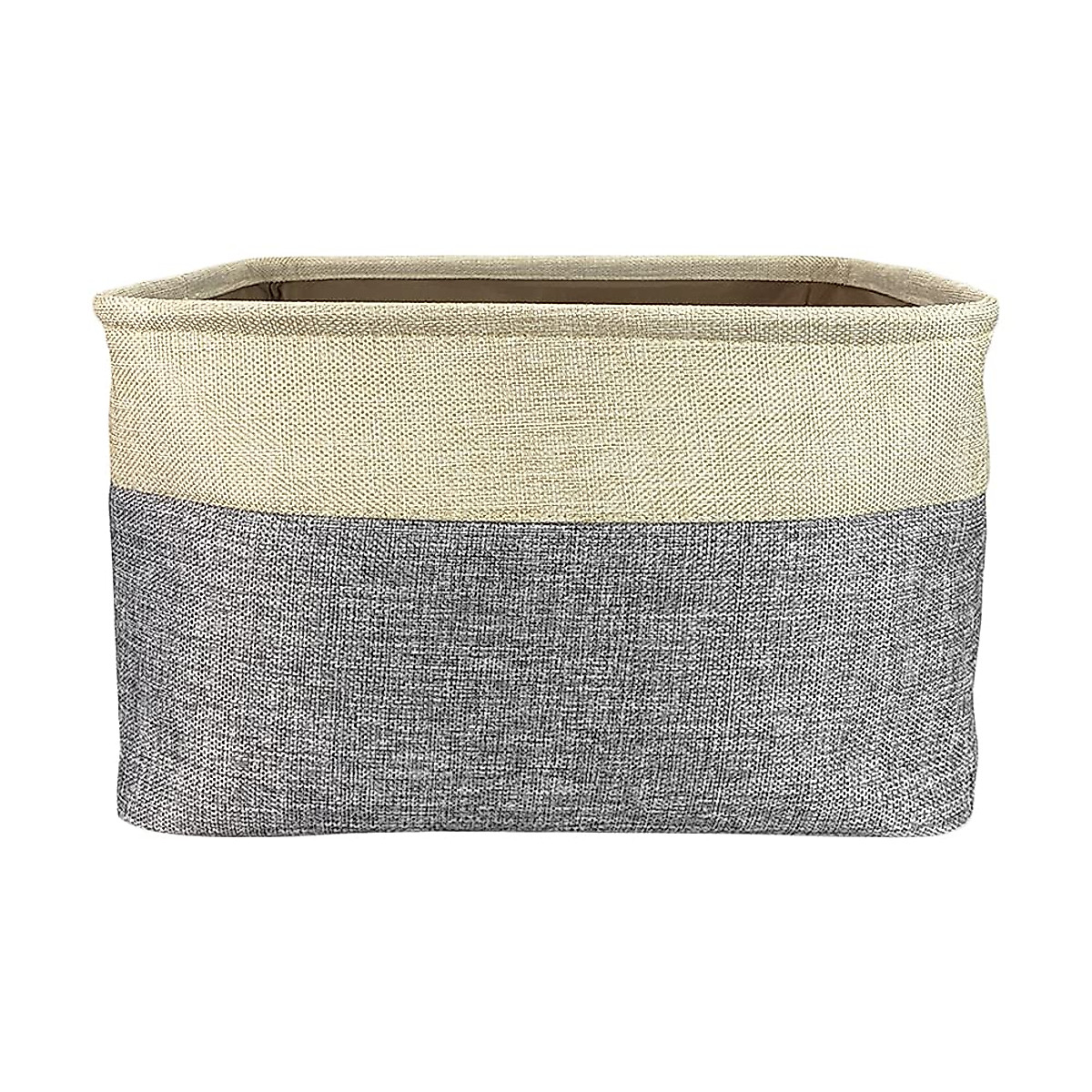 MALIHONG Personalized Foldable Storage Basket with Cute Dog Goldendoodle Collapsible Sturdy Fabric Pet Toys Storage Bin Cube with Handles for Organizing Shelf Home Closet, Grey and White