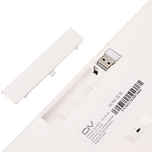 Yoidesu 65% Custom Gaming Keyboard, 64 Keys 2.4G/BT 5.0 Modular DIY Mechanical Keyboard Kit Hot Swappable Switche Keyboard(White)