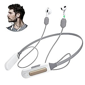 AirPods Smart Portable Charger, Neck-Mounted and Anti-Lost Straps Design for AirPods 1/2/pro/3,Not for 2022 New AirPods Pro 2.Fast Charging Accessories(AirPods not Included)