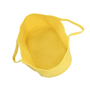 Baby Changing Basket Foldable Baby Carrier Basket Baby Carrier Basket Cartoon Portable Foldable Sleeping Basket Cotton Newborn Sleeper Basket Baby Sleeping Carry Basket (Yellow)