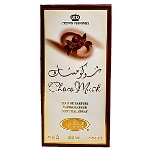 Al-Rehab Choco Musk Eau De Parfum Spray for Women, 1.7 Ounce