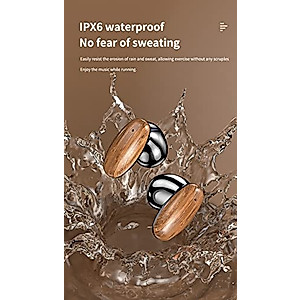 Bluetooth Headphones V5.3 Wireless Earbuds 75 Hrs Battery Life Led with Wireless Charging Case & Portable Charger LED Display Deep Bass IPX7 Waterproof Mic Stereo Headset for iPhone & Android