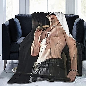 Donnie Wahlberg Soft and Comfortable Warm Fleece Blanket for Sofa, Bed, Office Knee pad,Bed car Camp Beach Blanket Throw Blankets (50"x40") … (60"x50")