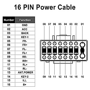 Stereo Harness for New and Old Toyota Low Configuration Power Cable
