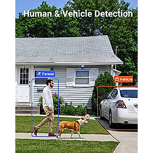 ANNKE C800 UltraHD 4K (8MP) PoE Security Camera with AI Human/Vehicle Detection, H.265+ Bullet IP Outdoor Camera with Mic/Audio, IP67 Weatherproof, 100 ft Night Vision, FOV 123° Wide Angle 2.8mm Lens