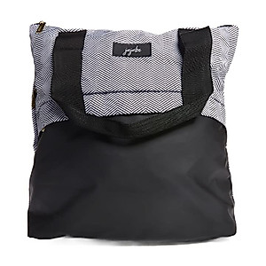 JuJuBe All That Tote Bag, Lightweight Zippered Tote Diaper Bag with Organization Pockets and Comfortable Shoulder Straps for Everyday Travel Work Laptop Bag or Baby Bag for Diapers, Accessories