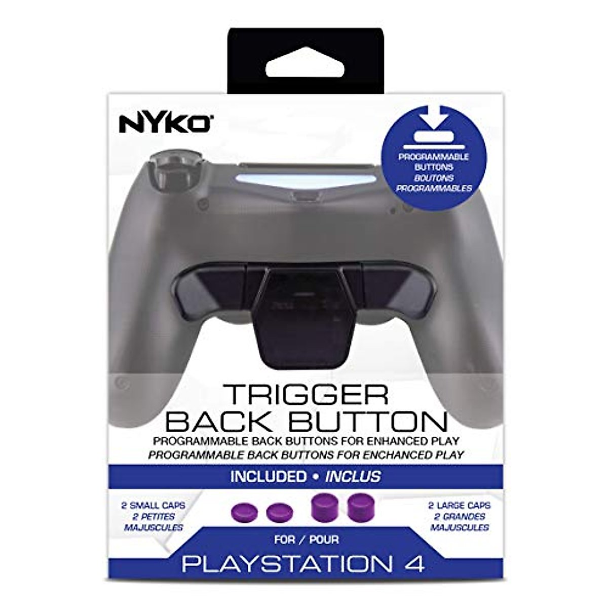Nyko Trigger Back Button with Thumb Caps for PS4 Game Like A Pro - PlayStation 4
