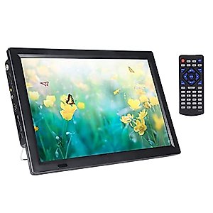 Zyyini 14 Inch Digital Television, Potrable 14 Inch 1080P Digital TV,Support Analog TV, Digital TV and ATV,for Outdoor Indoor Kids/Older