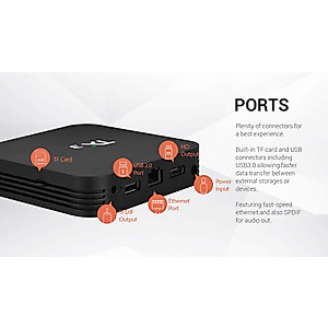 Amlogic S905X3 Android 9.0 TX3 4GB DDR3 RAM 64GB ROM TV Box Android TV Box 4K Ultra HD Support 2.4G/5.8G Dual WiFi BT 4.0 HD 2.1 USB 3.0 with h9