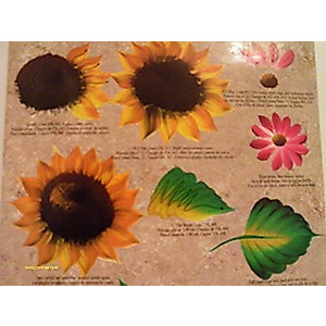 Donna Dewberry n//a Folk Art One Stroke Reusable Teaching Guide-Sunflower