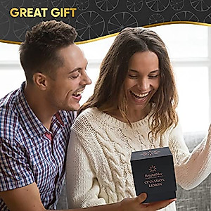 Lemon Cinnamon Scented Soy Wax Candle by BrightWize