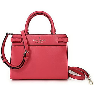 Kate Spade New York Staci Small Saffiano Leather Satchel Bag (Watermelon)