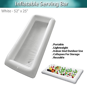 Easier Living Inflatable Serving Bar 52" x 25" x 5.5"