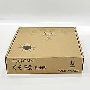 SZMP Solar Fountain 4W Bird Bath Fountains 2024 Upgraded 60LED Lights, Solar Powered Fountain Pump Built-in 4000 Battery with 7 Nozzle & 4 Fixer, Solar Water Fountain for Garden, Bird Bath, Pool, Pond